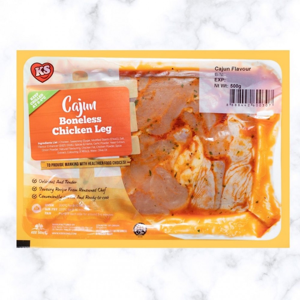 Cajun Boneless Chicken Leg 500g